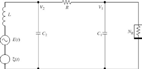 Diagram Of The Electronic Chuas Circuit With Periodic Signal Voltage Download Scientific