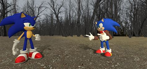 Sonic Meets Sonic By Ferisaac03 On Deviantart