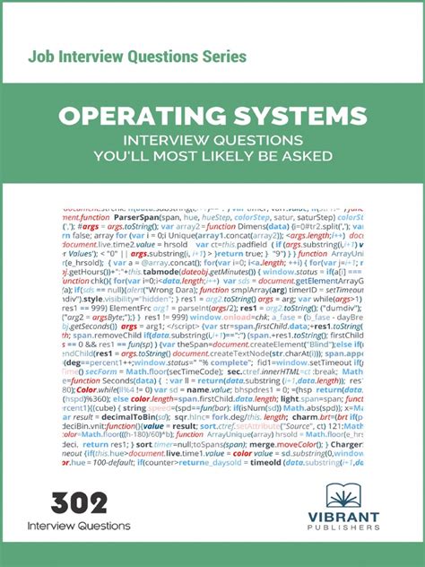 Operating Systems Interview Questions Youll Most Likely Be Asked Pdf