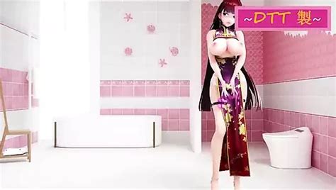 Honkai Impact Mei Raiden Dance Hentai Vertical Screen Mmd 3d Blue