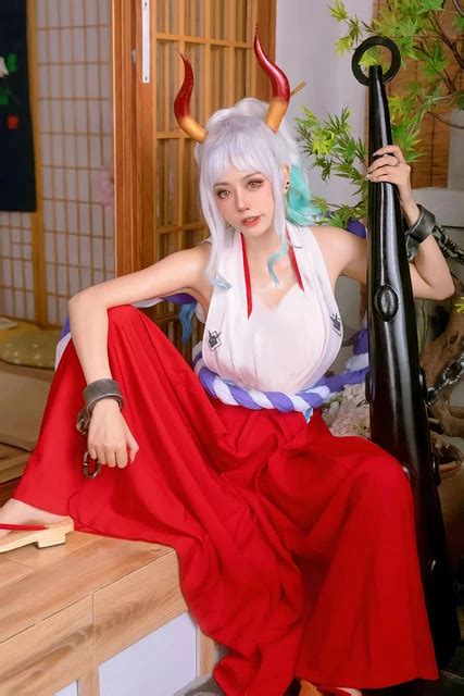 Yamato Cosplay Costume One Piece Kimono Skirt And Wig