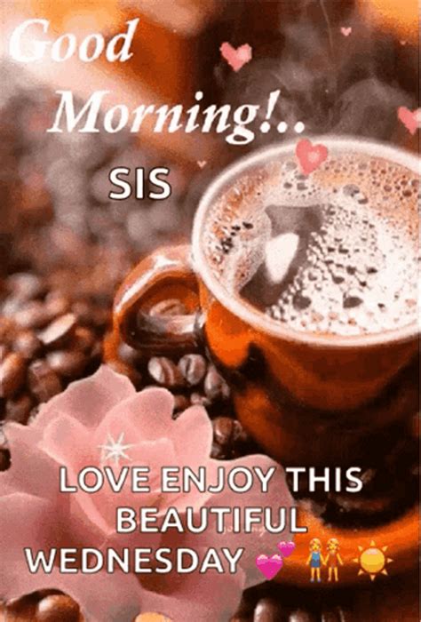 Beautiful Good Morning Wednesday Coffee 