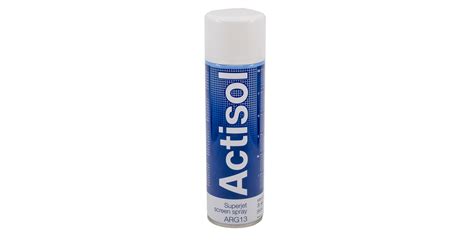 Actisol Screen Spray Can Adhesive