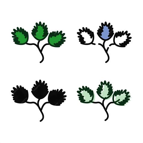 Different Spice Vector Type Icon Premium Vector