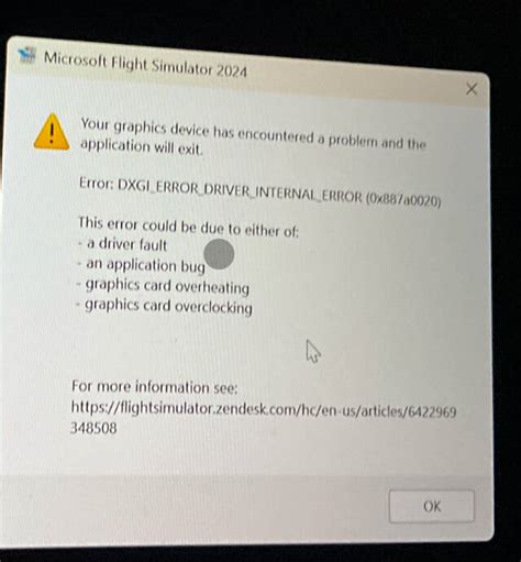 Ctd Dxgierrorinvalidcall 0x887a0001 Crashes Ctds Microsoft