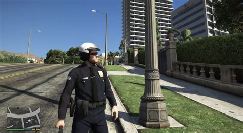 Lspd Bike Unit Uniform For Michael And Trevor Gta5