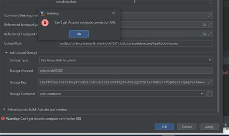 Intellij Eap Config Cant Get Arcadia Compute Connection Url · Issue 3688 · Microsoftazure
