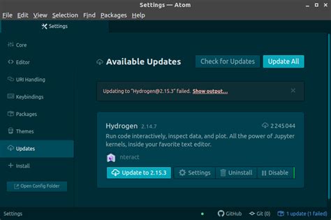 Cant Update To 2153 On Ubuntu · Issue 2091 · Nteracthydrogen · Github