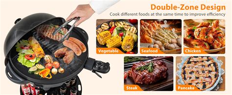 Giantex Electric Grill Outdoor 1200w Electric Bbq Grills Outdoor