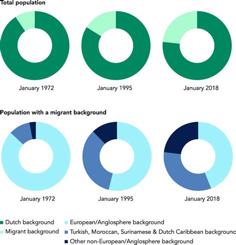 4 Composition Of The Dutch Population By Origin In 1972 1995 And 2018