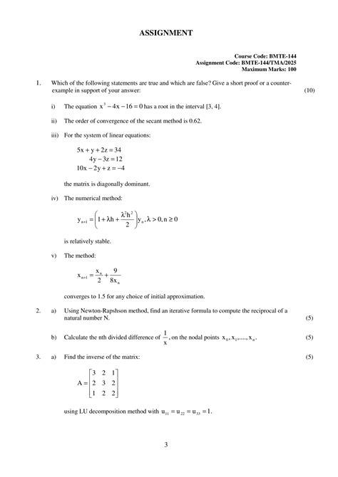 IGNOU BMTE SOLVED ASSIGNMENT ENGLISH MEDIUM