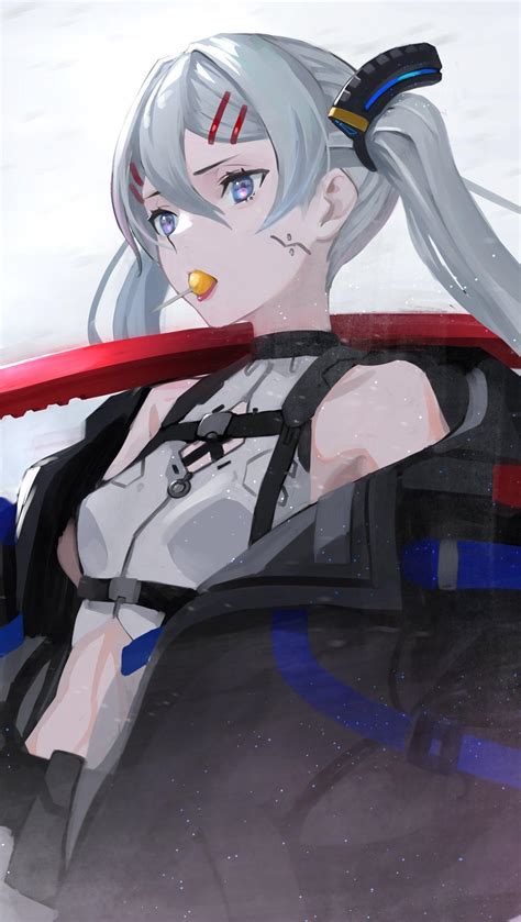 White Hair Anime Girl Wallpapers Top Free White Hair Anime Girl