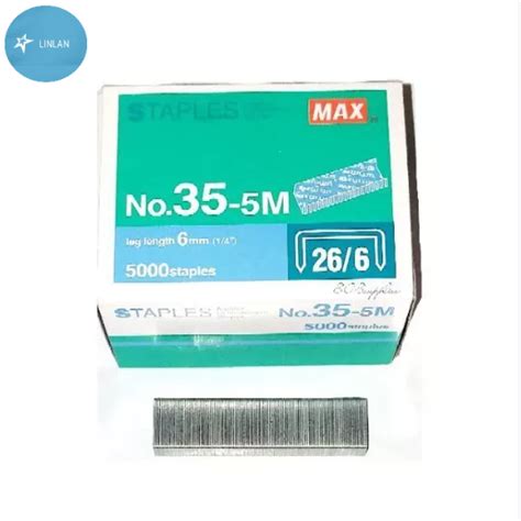 Linlan New Cod 5000 Pcs 1box Small Staple Wire No35 5m Office School