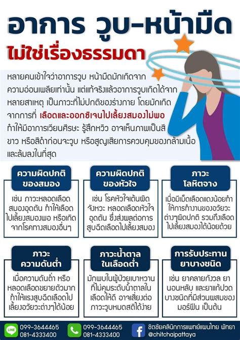 📣 อาการวูบ หน้ามืด ไม่ใช่เรื่องธรรมดา ‼️ อาการวูบหรือหน้ามืดหมดสติอย่างกะทันหัน เป็นภาวะที่พบได้