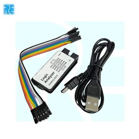 Usb Logic Analyze 24m 8ch Mcu Arm Fpga Dsp Debug Tool Rajiv Electronics