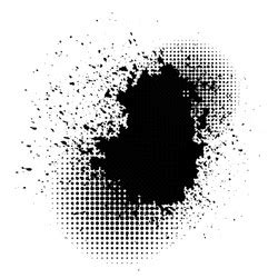 Ink Blob Vector Images Over