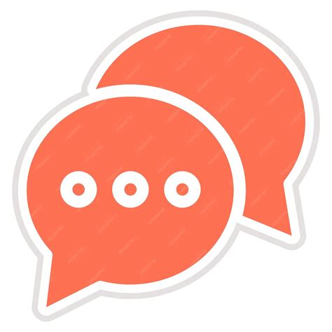 Premium Vector Chat Vector Icon Design Illustration
