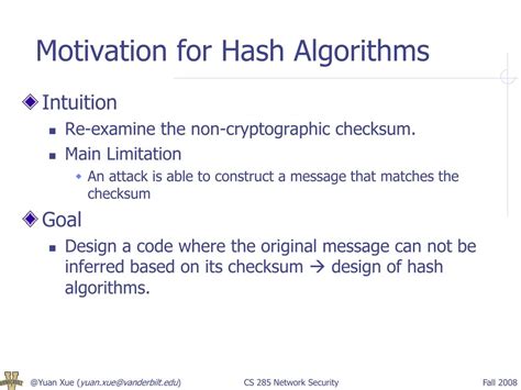 Ppt Hash Algorithms Powerpoint Presentation Free Download Id 1797365