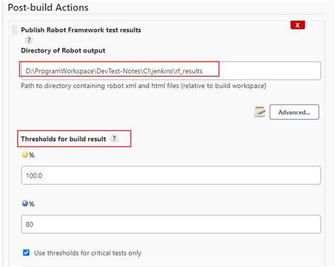 Jenkins集成robot Framework Hiyong