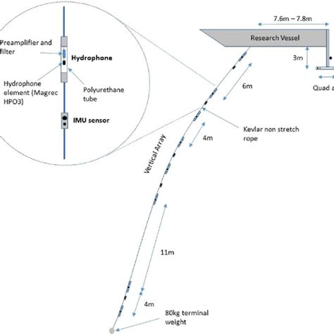 Color Online Diagram Not To Scale Of The Ten Hydrophone Large