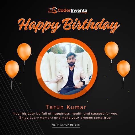 Coder Inventa On Linkedin Happybirthday Mernstackdevelopment