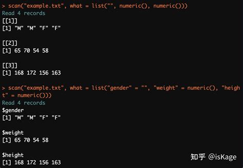 统计软件 R 语言学习笔记 2 常见对象和数据的输入输出 知乎