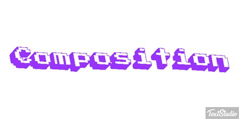 Composition Word Animated  Logo Designs