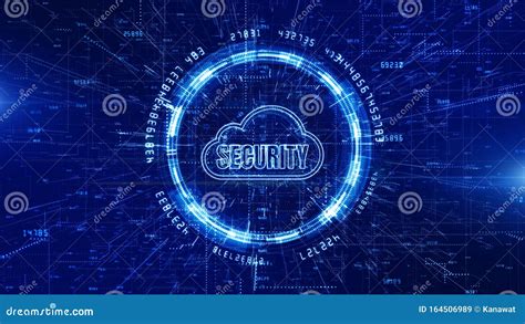 Technology Network And Data Connection Secure Data Network Digital