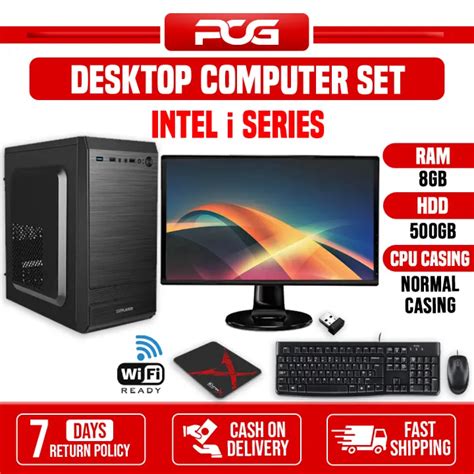 DESKTOP PC SET INTEL Core I5 4th Gen 6th Gen 7th Gen With BRANDED MONITOR Lazada PH