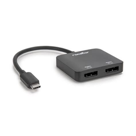USB C To Dual DisplayPort Adapter 4K 60Hz Rocstor