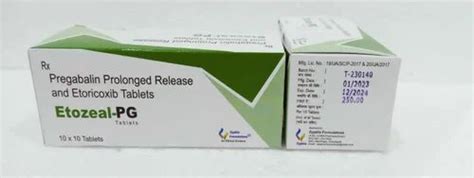 Etoricoxib 60 Pregabalin 75 Mg Prolonged Release Tab At ₹ 250 Stripe