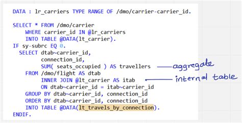 ABAP 7 4 And Beyond 12 ABAP SQL Aggregate Queries And For All Entries Discovering ABAP
