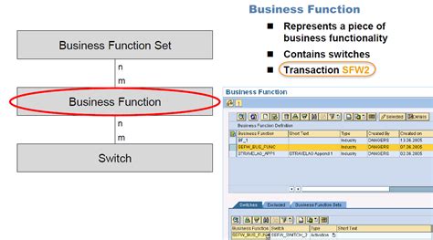 Switch Frame Work Sapcodes