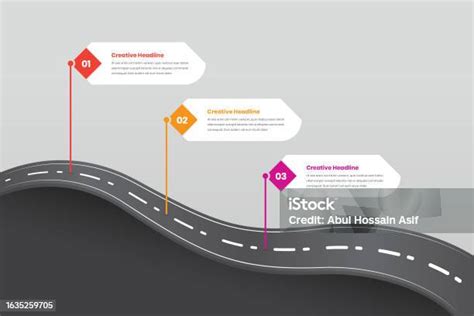 성공으로 가는 길 3단계 비즈니스 타임라인 인포그래픽 템플릿 디자인 교량에 대한 스톡 벡터 아트 및 기타 이미지 교량 데이터 텍스트 박스 Istock