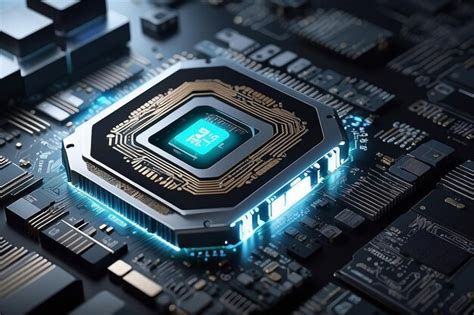 AI Chip Artificial Intelligence Future Technology Innovation Premium AI Generated Image