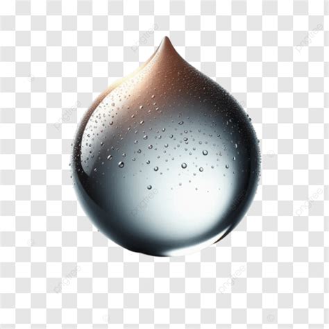 어두운 배경에 반사와 거품이 있는 투명한 유리 방울 어두운 배경 3d 드롭에 반사와 거품이 있는 투명한 유리 드롭 물 유리 Png 일러스트 및 이미지 에 대한 무료
