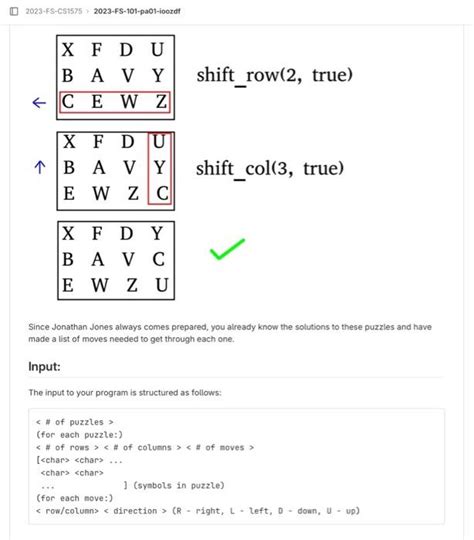 Solved Solve Using C Also Use Ghe Puzzle H As A Chegg