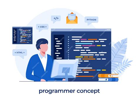 Premium Vector Web Development Programming Languages Css Html It