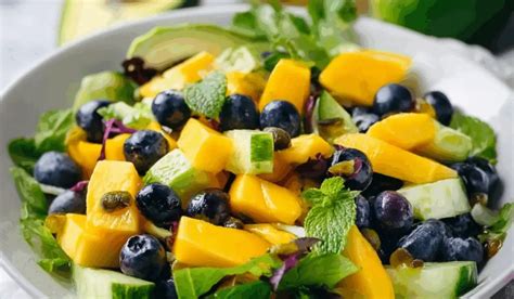 Mango Cucumber Salad With Blueberries And Avocado 5 Fresh Secrets