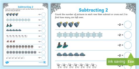 Subtracting Activity Sheet Teacher Made Twinkl