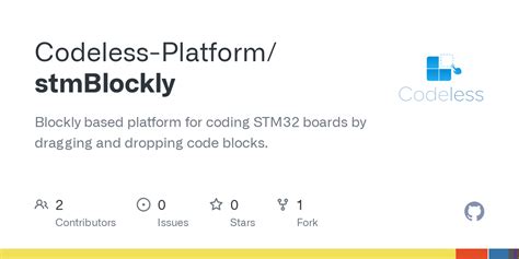 github codeless platform stmblockly blockly based platform for coding stm32 boards by