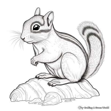 Chipmunk Coloring Pages Free And Printable