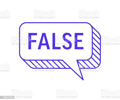 False 2d 및 3d 말풍선 알림 템플릿입니다 텍스트가 있는 벡터 스톡 일러스트레이션 2차 도형에 대한 스톡 벡터 아트 및