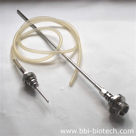 Harvesting Port With Harvesting Tube 8 Mm Bioreactors Fermentors