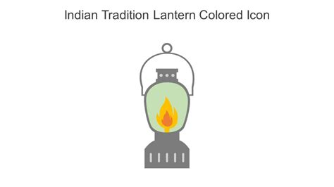 Indian Tradition Lantern Colored Icon In Powerpoint Pptx Png And Editable Eps Format