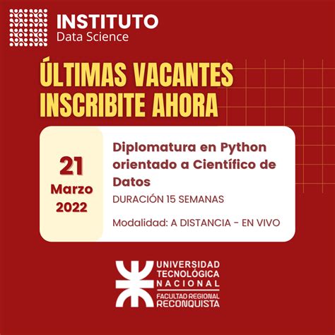 🚀 Diplomatura En Python Instituto Data Science Argentina