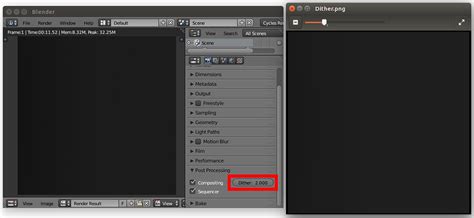 Save Render Result With Dithering Lighting And Rendering Blender Artists Community