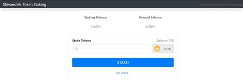 defi token staking app devpost
