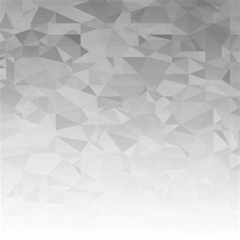 Grey Polygonal Background Triangular Pattern Low Poly Texture Abstract Mosaic Modern Design
