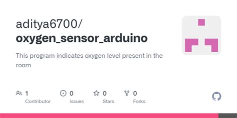 GitHub Aditya6700 Oxygen Sensor Arduino This Program Indicates Oxygen Level Present In The Room